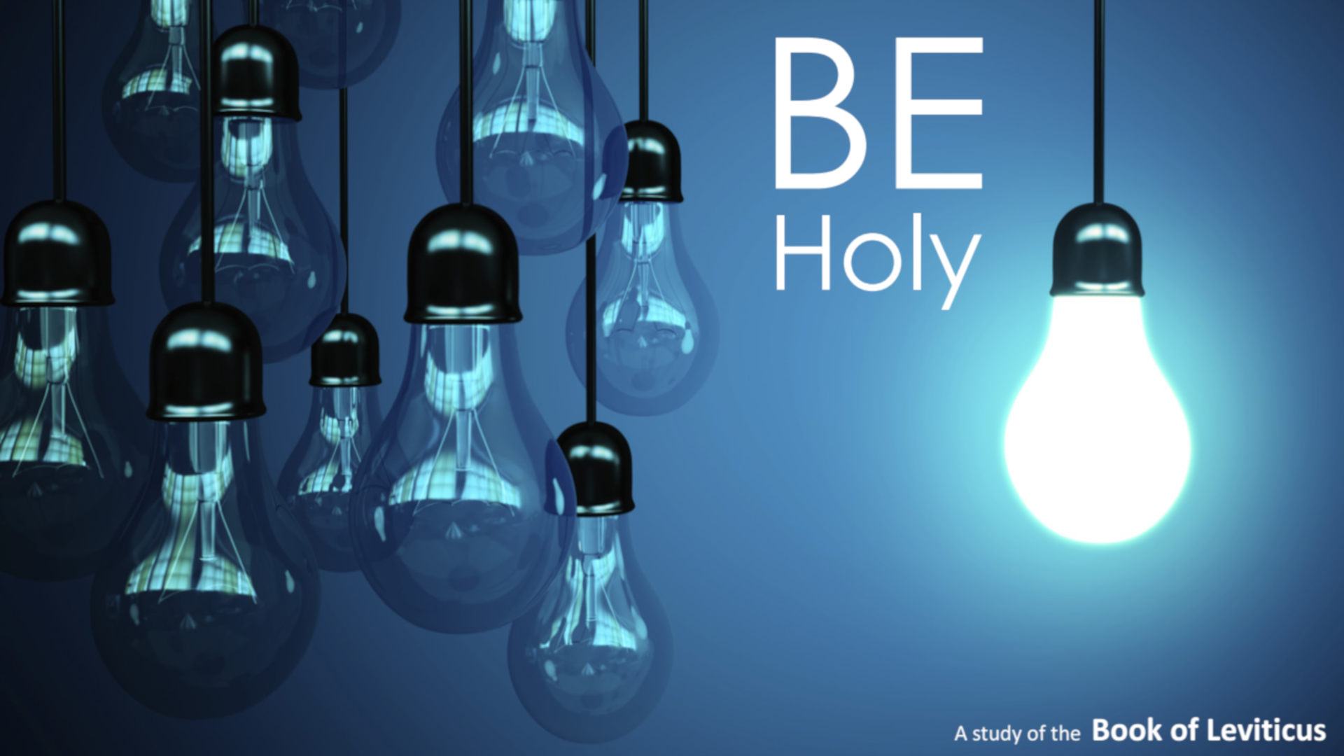 BE HOLY | THE BRIDGE